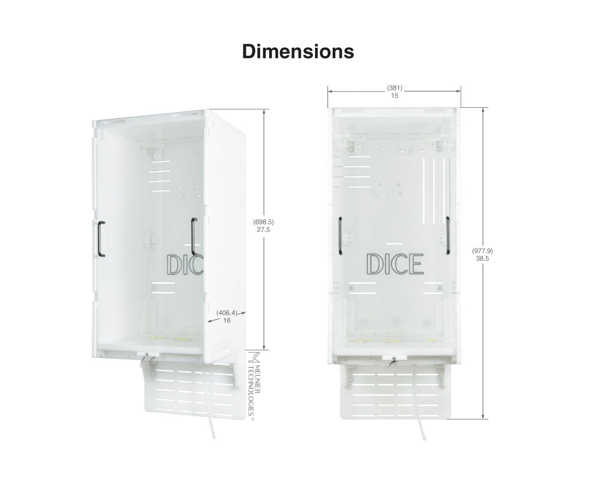 DICE™ Panel Wall Mount - Enclosure – Shop Meunier Technologies